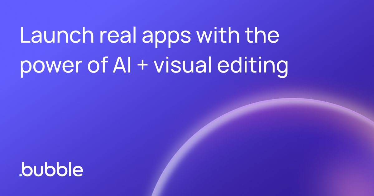 Nalfe | Build Bubble apps, easily